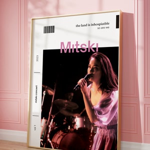 Mitski Poster, Mitski Wall Art Set of 9, Vintage Mitski Poster, Retro ...