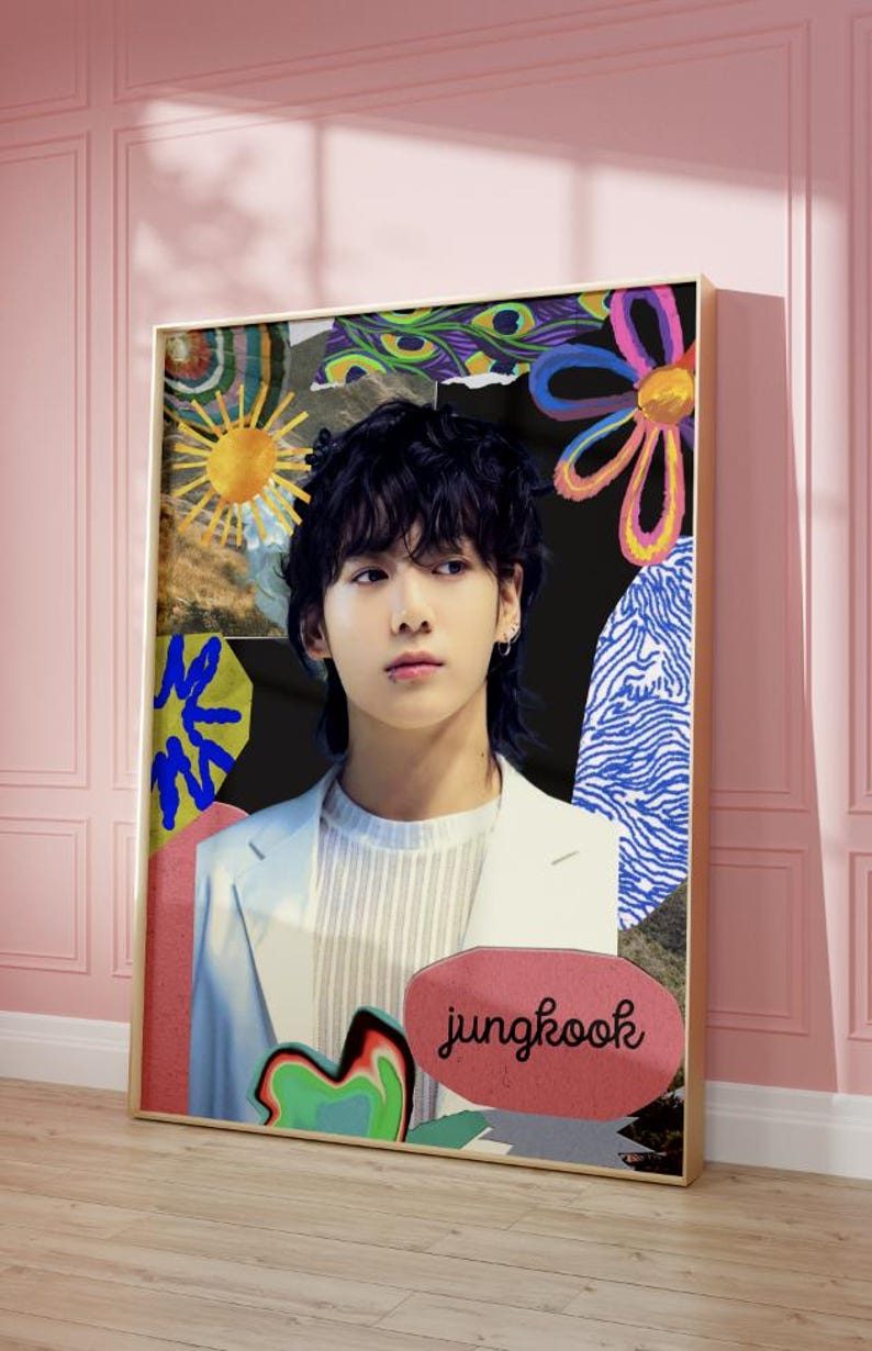 BTS Poster Set of 3 digital Download, Jungkook Calvin Klein , Aesthetic ...