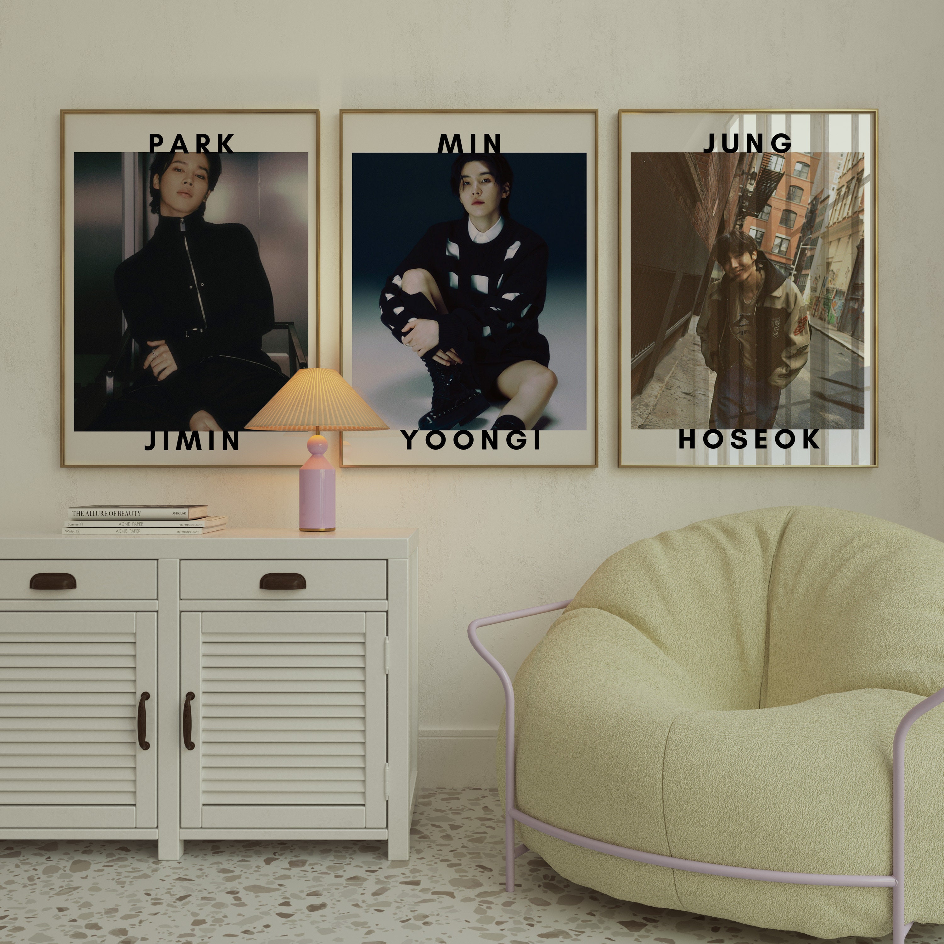 BTS Poster Set of 7 digital Download Jungkook Calvin Klein - Etsy