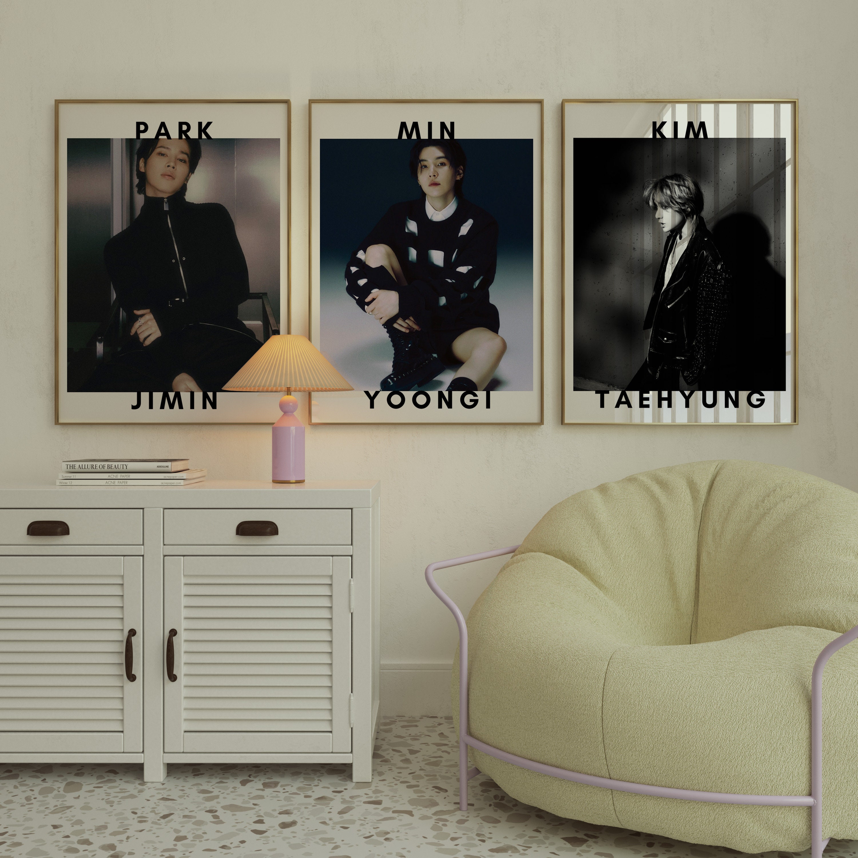 BTS Poster Set of 7 digital Download, Jungkook Calvin Klein , Aesthetic ...