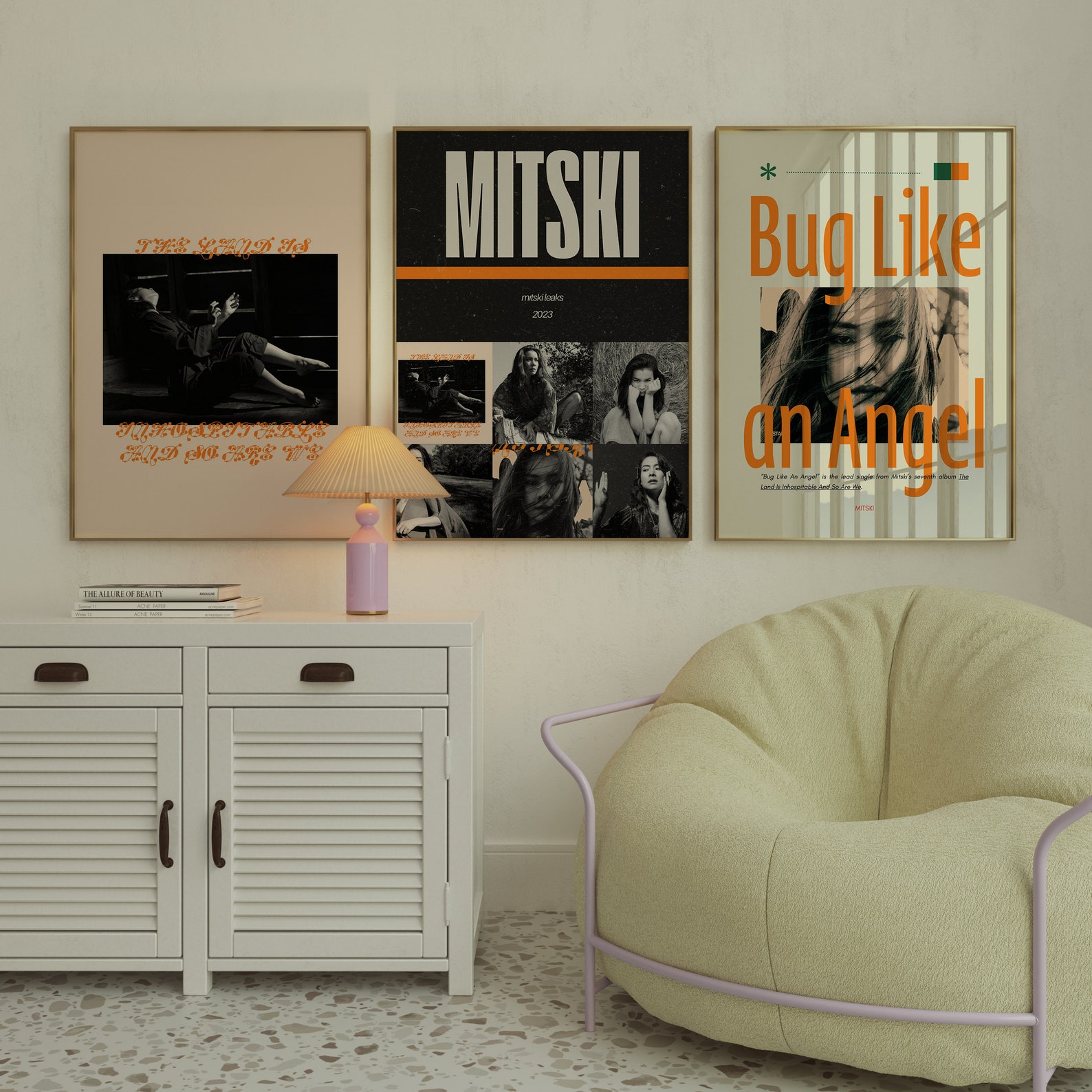 Mitski Poster, Mitski Wall Art Set of 9, Vintage Mitski Poster, Retro ...