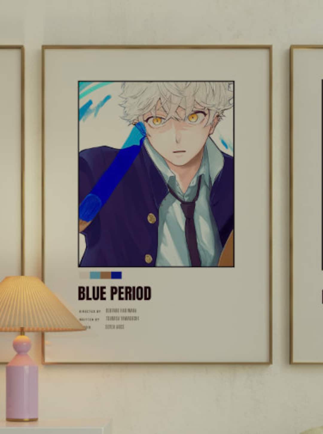 Blue Period Digital Art Print - Yatora Yaguchi Anime Poster - Wall ...