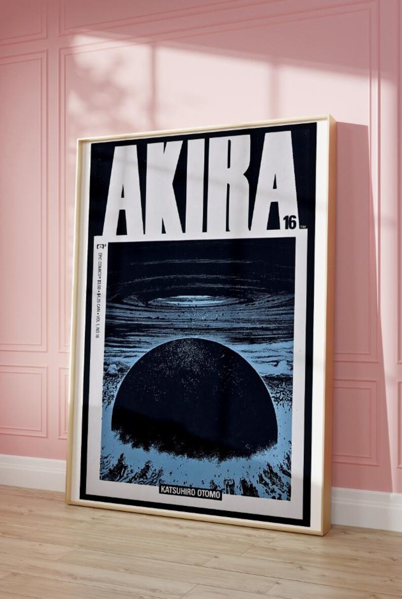 Akira Anime Digital Wall Art | Cyberpunk Sci-fi Poster | High ...