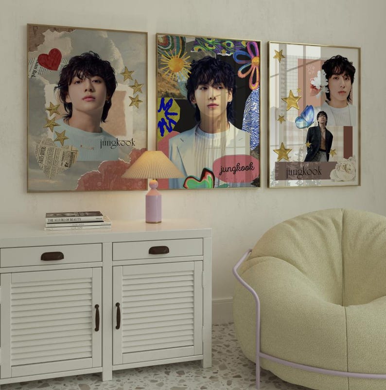 BTS Poster Set of 3 (digital Download), Jungkook Calvin Klein ...