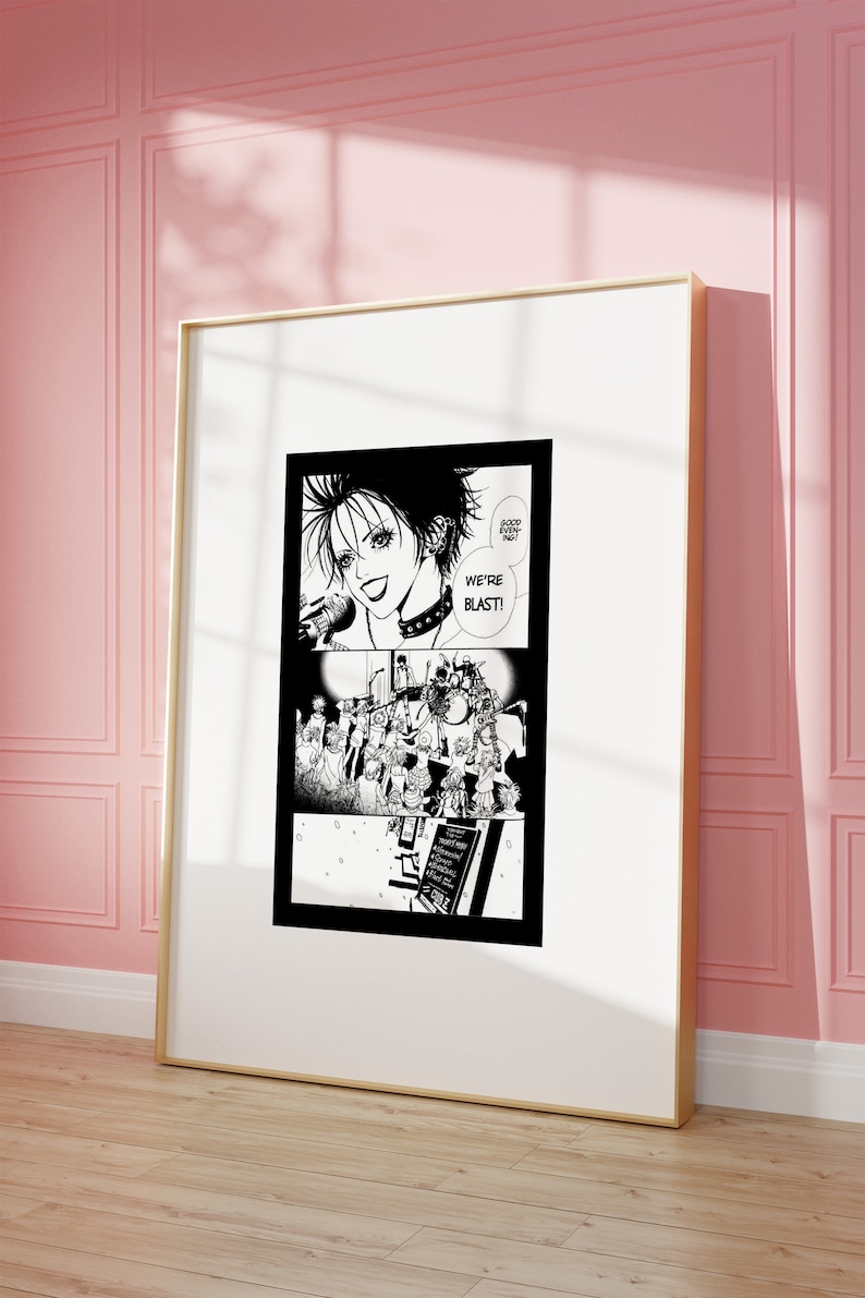 Set of 6 Nana Poster, Japan Anime Poster, Poster Print, Black Stones ...