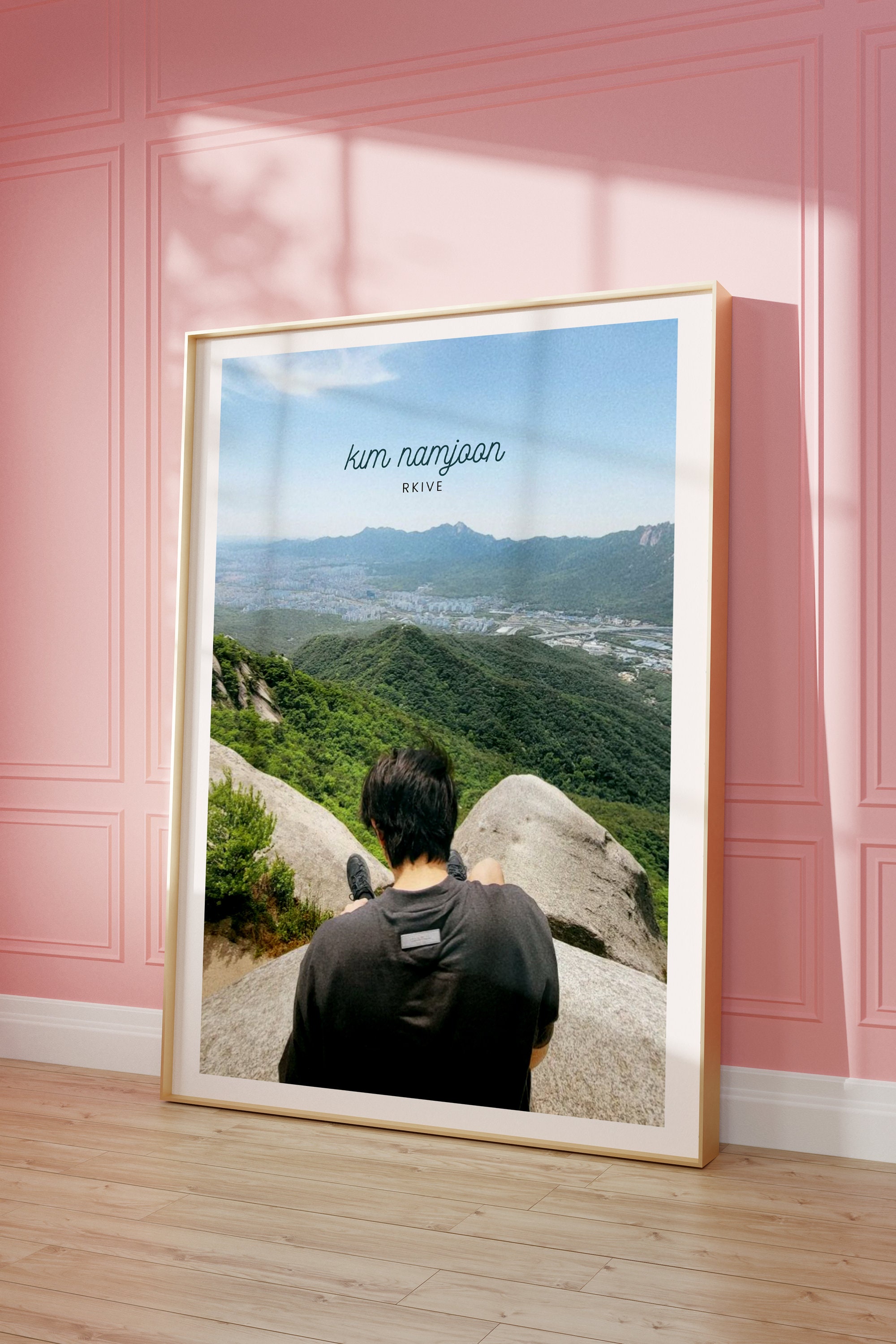 BTS Poster Set of 6 digital Download, Aesthetic Typography BTS ...