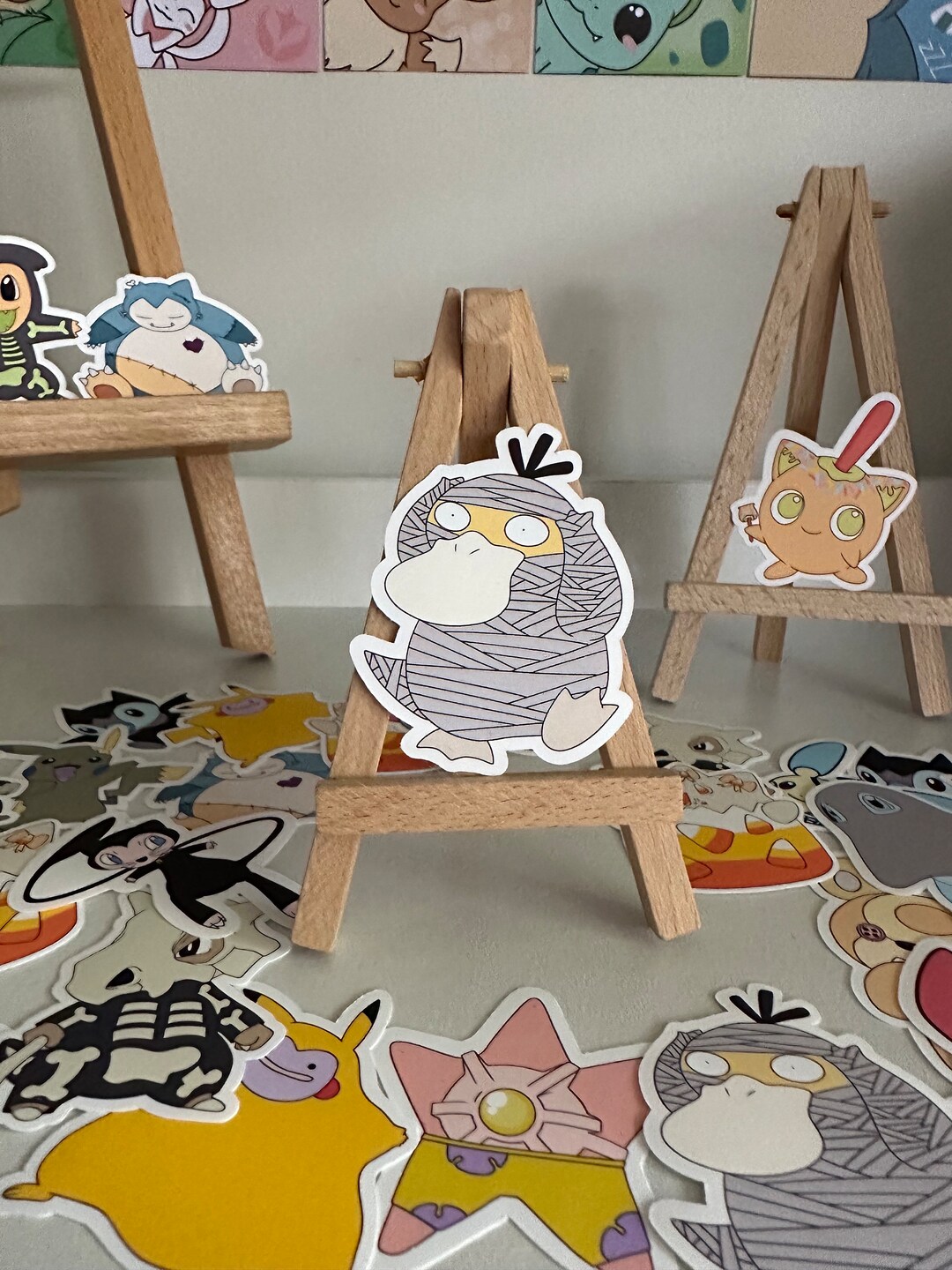 Halloween Psyduck Vinyl Die Cut Sticker - Etsy