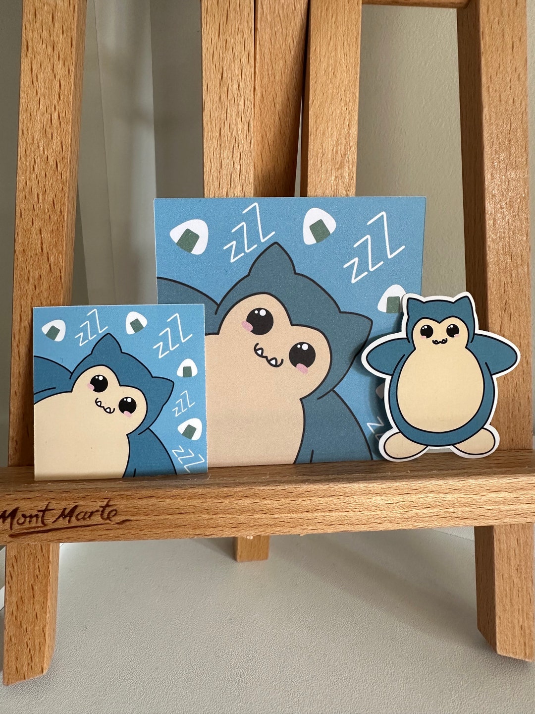 Kawaii Snorlax Art and Vinyl Die Cut Sticker Pack Pieofthepumpkin - Etsy