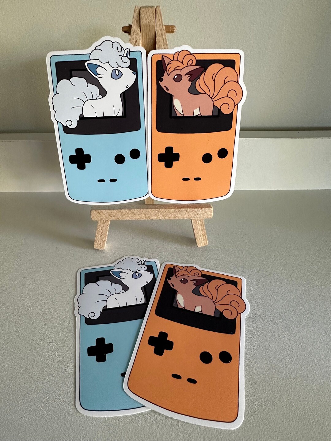Vulpix Gameboy Vinyl Die Cut Sticker - Etsy