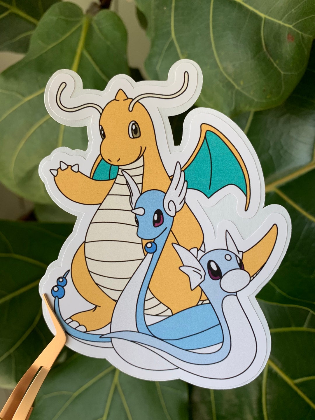 Dratini Evolution Vinyl Die Cut Sticker - Etsy