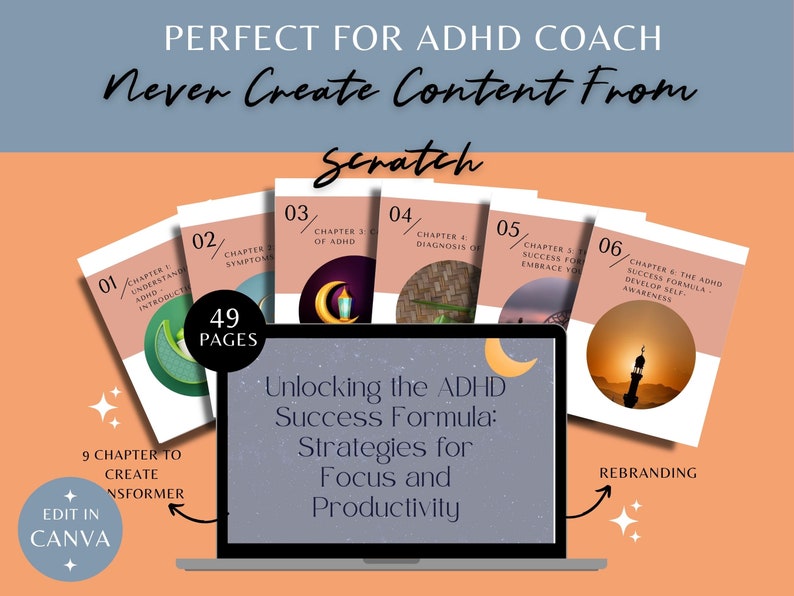 Unlocking the ADHD Success Formula Done for You Ebook & Guide for ADHD ...