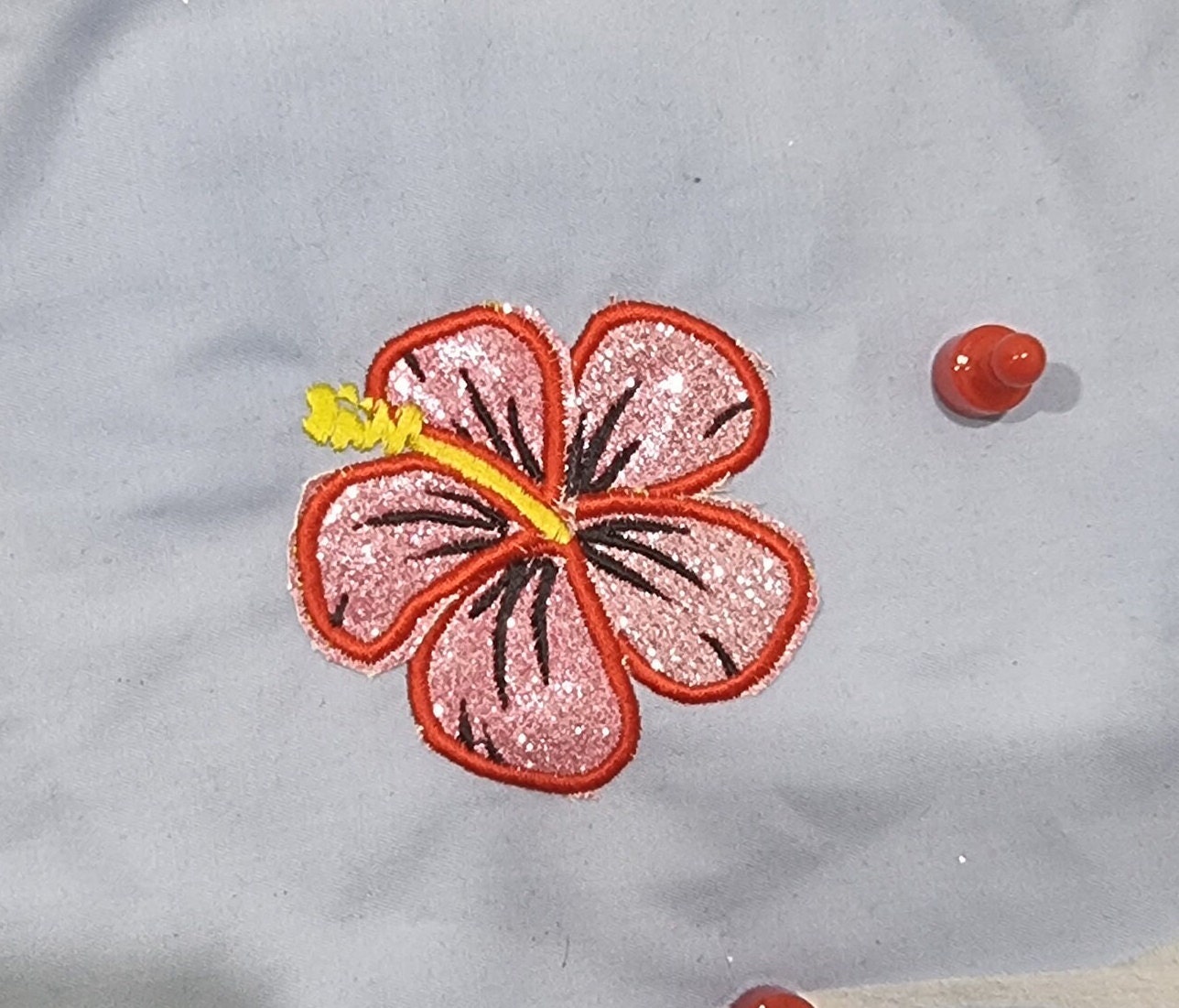 Merdeka Bunga Raya (hibiscus) Embroiderydesign - Download Stitch File ...