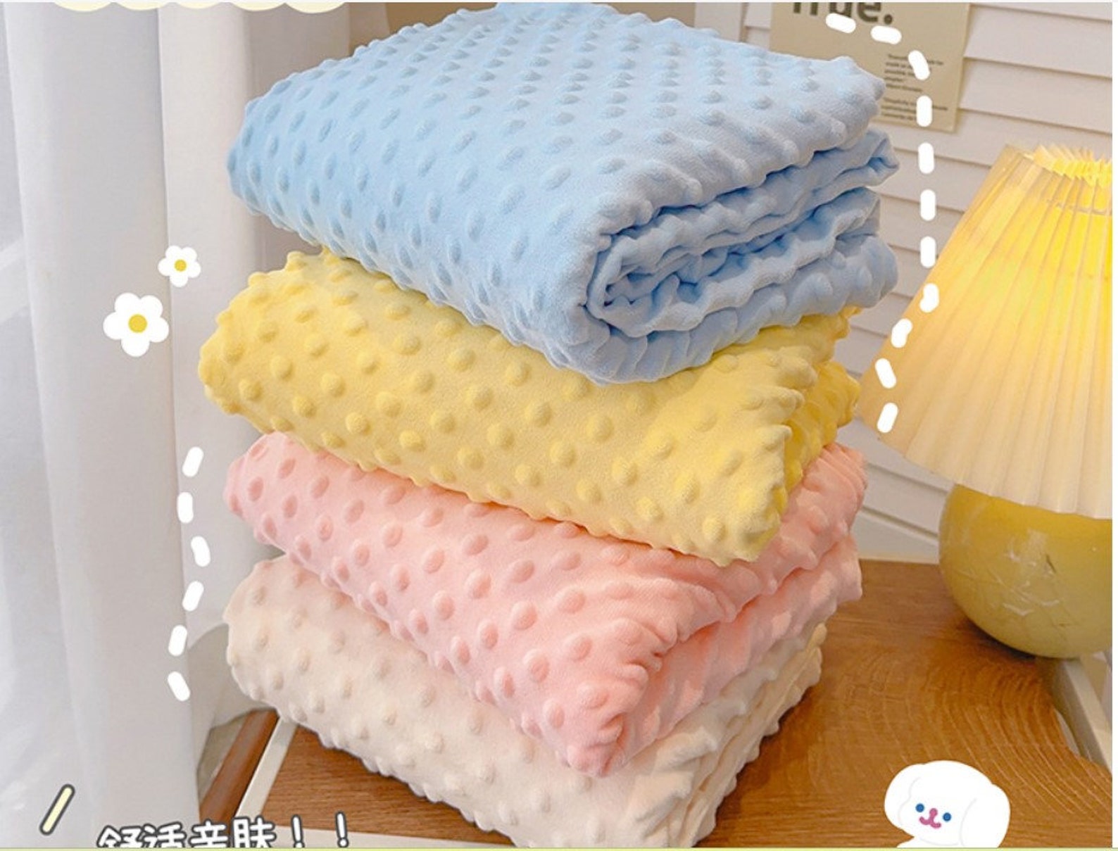 Soft Plain Bubble Blankets for Adult, Baby, Kid – Handcrafted Cozy ...