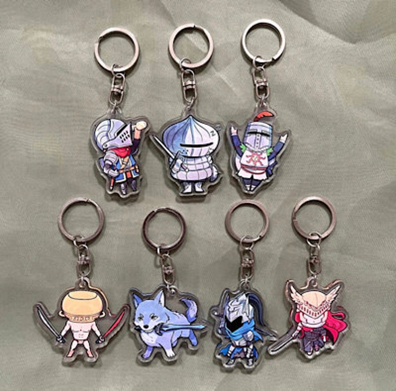 Dark Souls Elden Ring Keychain - Etsy