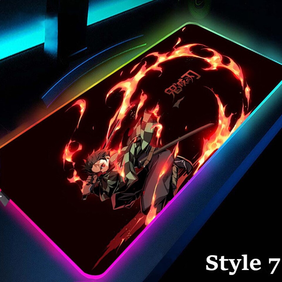 Demon Slayer RGB Gaming Mousepad sold by Nambcvt | SKU 565862 ...