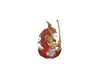 Malenia Sticker, Blade of Miquella, Dark Fantasy RPG UV Resistant ...