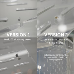 V1** Acrylic Pegboard Skadis and Shelves Kit for Rudsta Wide - 3/8 ...