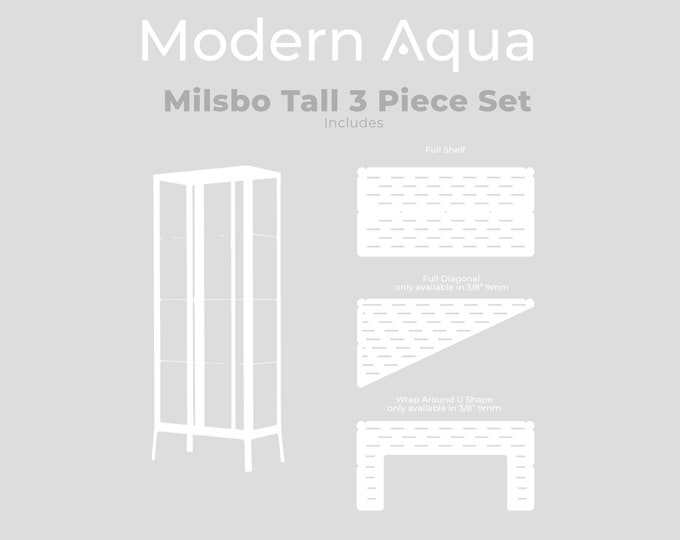 Milsbo hanging Side Pegboards Tall and Wide Clear Acrylic Ikea ...