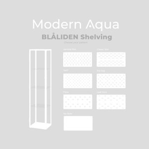 V1 Ikea Blaliden Acrylic Pegboard Skadis Shelf Kit - Etsy