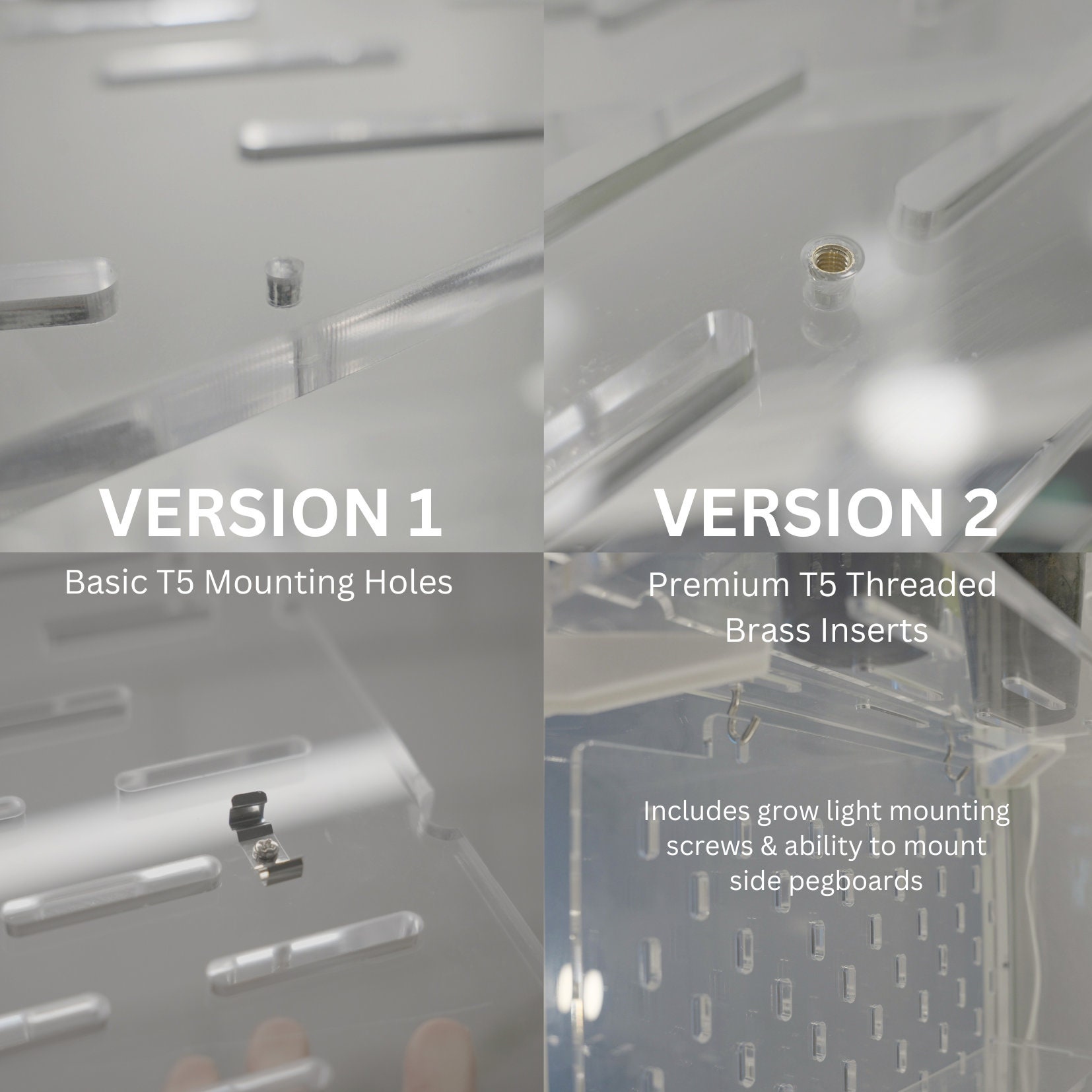 Milsbo Tall 7 Piece Acrylic Set (V2**) Set for IKEA Greenhouse Cabinet ...