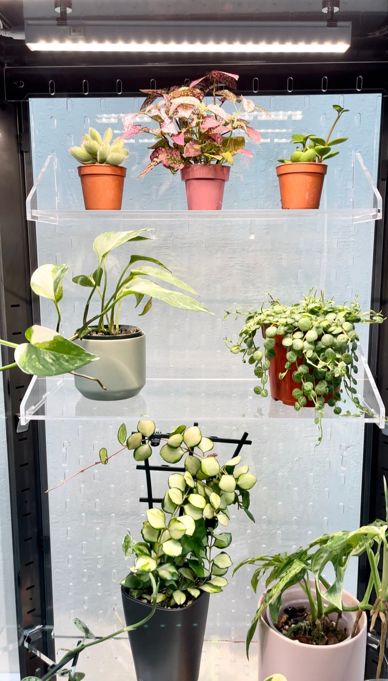 Ikea Tall Fabrikor Acrylic Pegboard Skadis Shelf Kit - Etsy