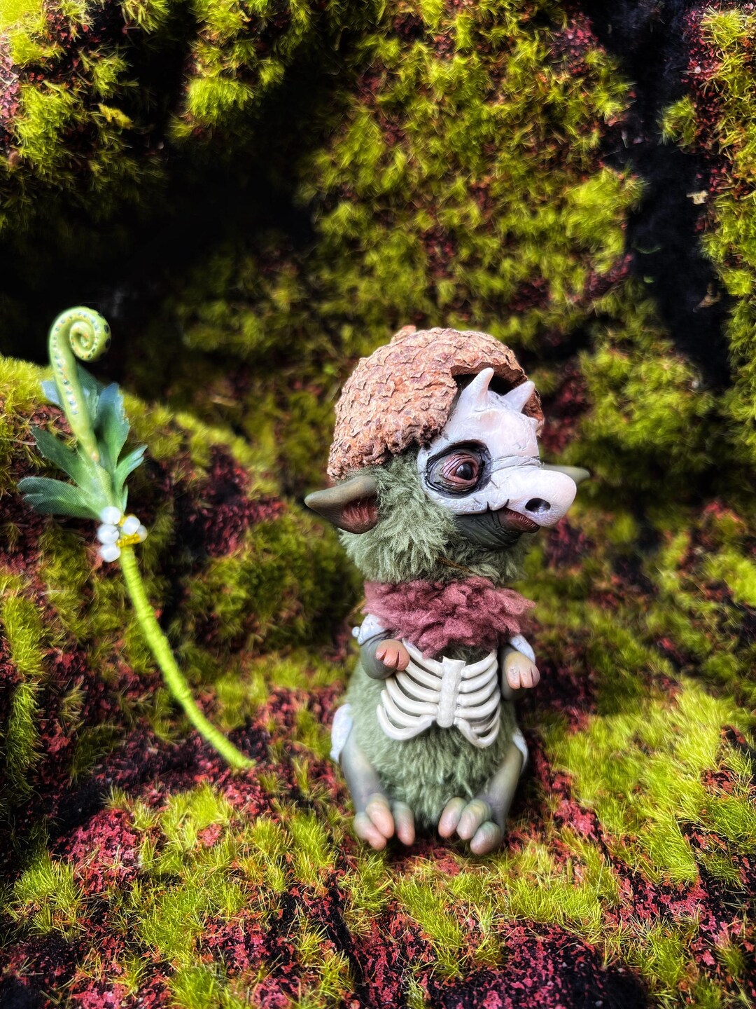 Dragon Art Toy Swamp Doll Creatures Beasts Fantasy Forest Ooak Fairy ...