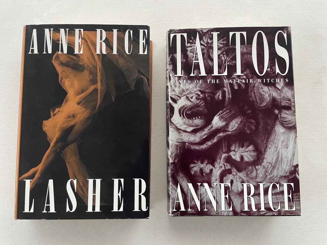 Anne Rice Taltos & Lasher Mayfair Witches Vanpire Chronicles Book Club ...
