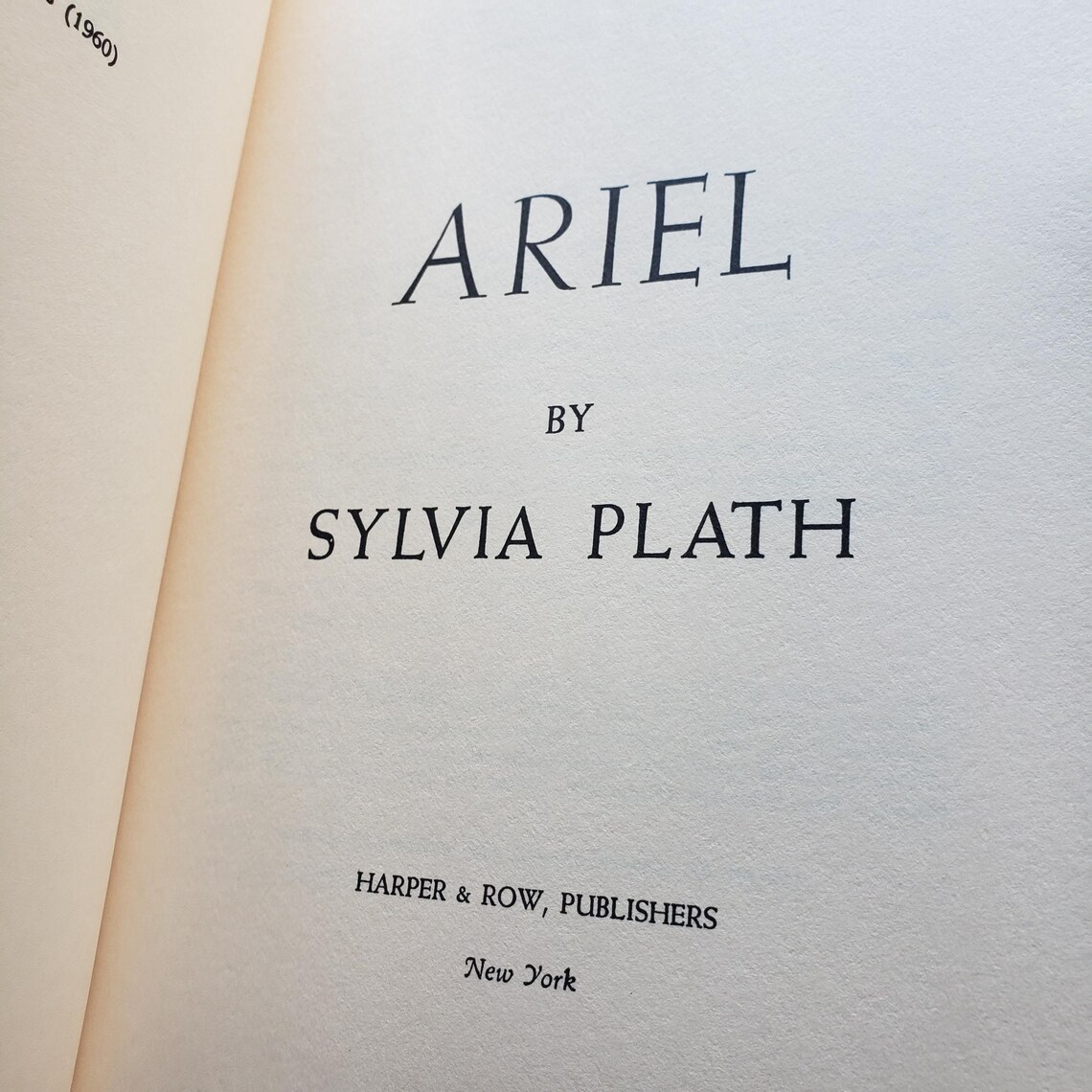 2 Sylvia Plath Hardcover Books Poetry - Etsy