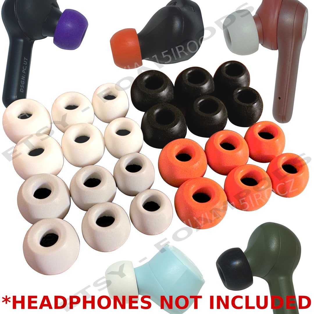 Memory Foam Ear Tips for Skullcandy Indy & Sesh: Enhanced Comfort ...