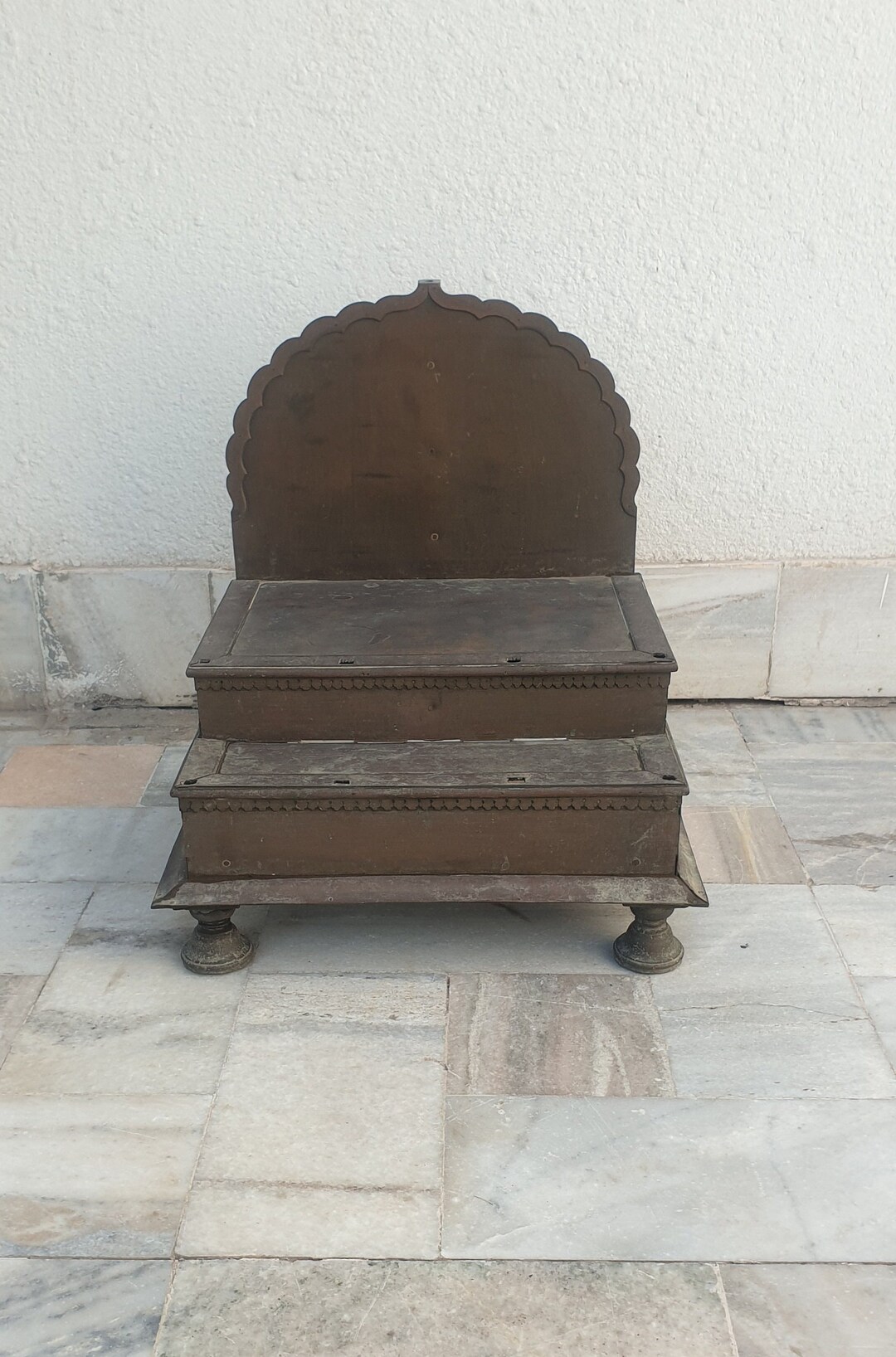 Antique Temple Brass Temple Stand / Sinhasan / Temple Stand - Etsy