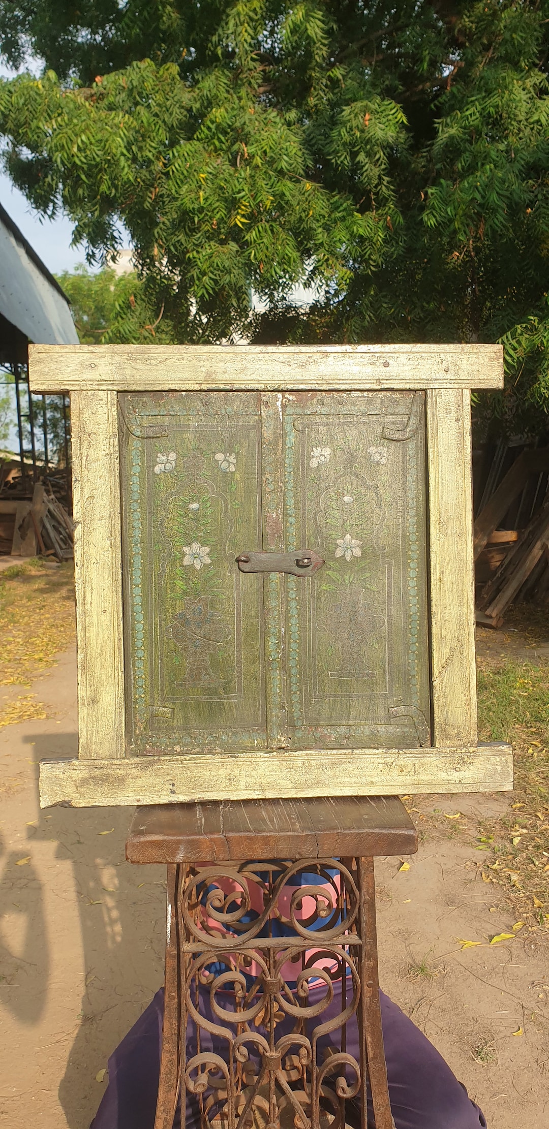 Old Vintage Window Flower Design Collectibles Rare Window Wall - Etsy