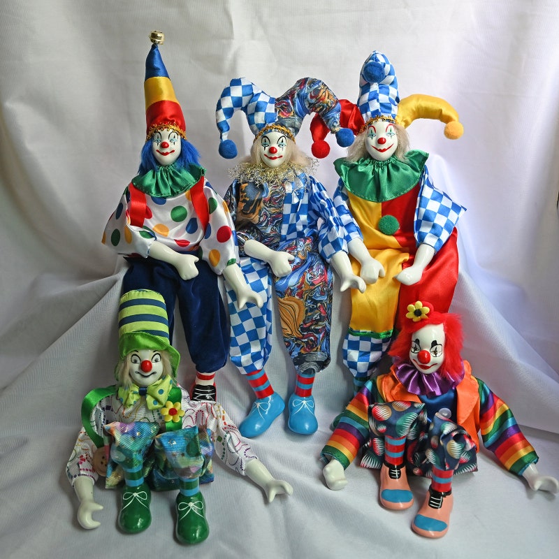 Porcelain Clown Ornaments - Etsy