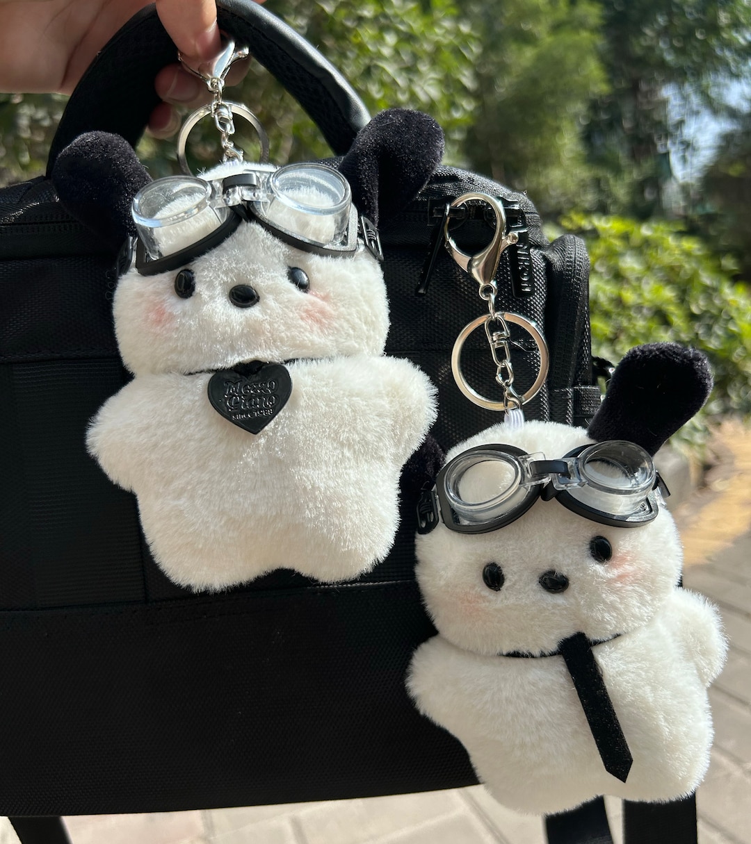 Sanrio Plush Keychain,cute Cartoon Plushie Dog Doll Backpack ...