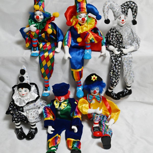 Clown Figurines Doll - Etsy