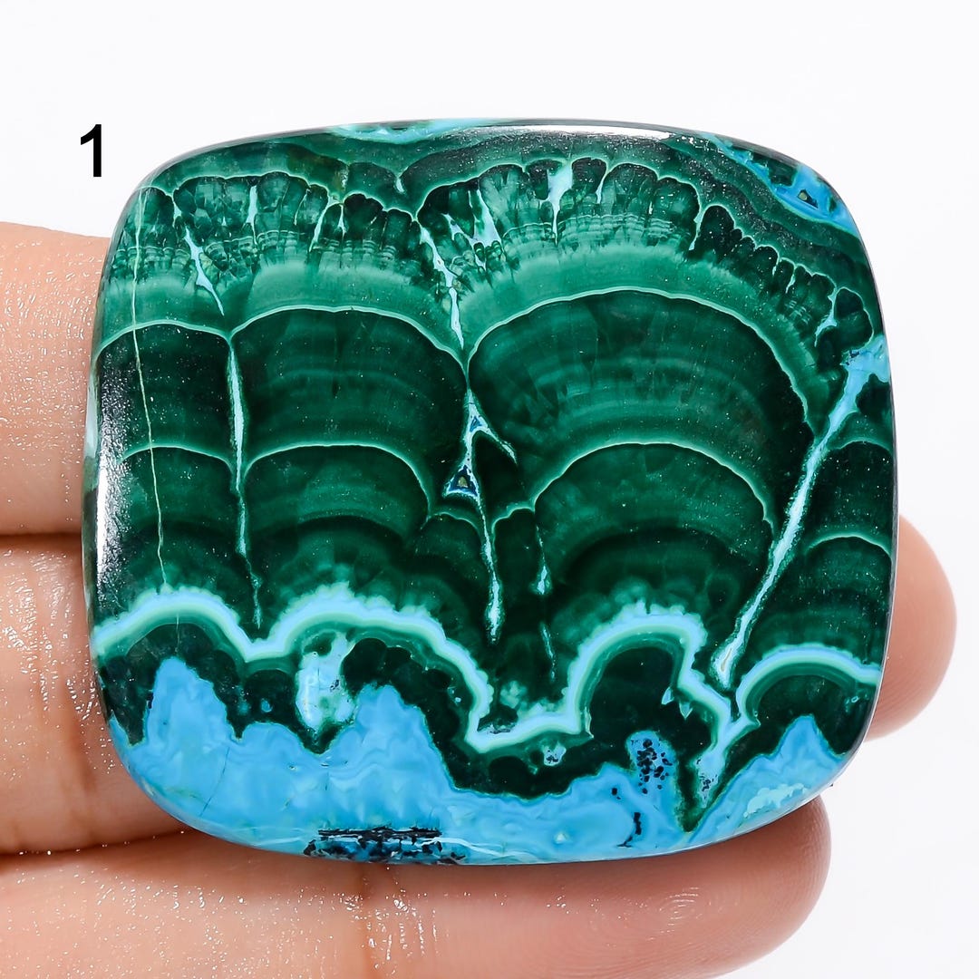 Natural Chrysocolla Malachite Gemstone Green Sky Malachite Chrysocolla ...