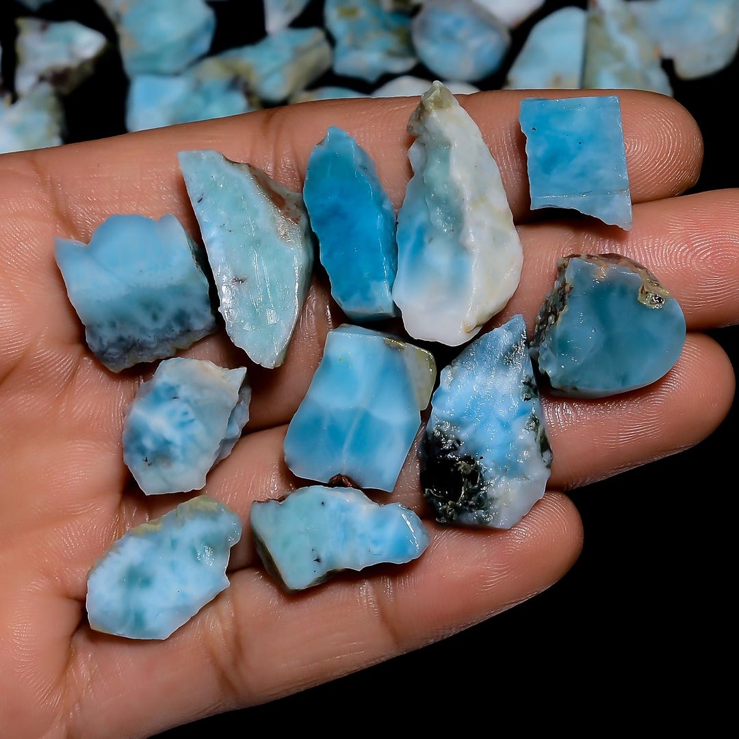 Attractive Larimar Slice ,rough Larimar, Larimar Slab, Loose Larimar ...