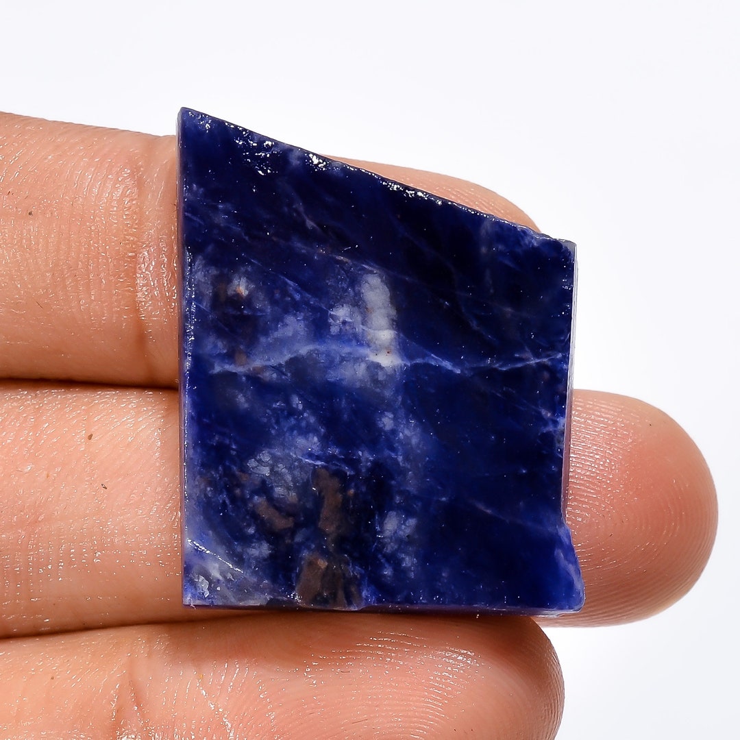 Impressive Sodalite Rough Slice, Raw Sodalite Slice, Sodalite Chunks, Raw Sodalite Rough, Raw ...