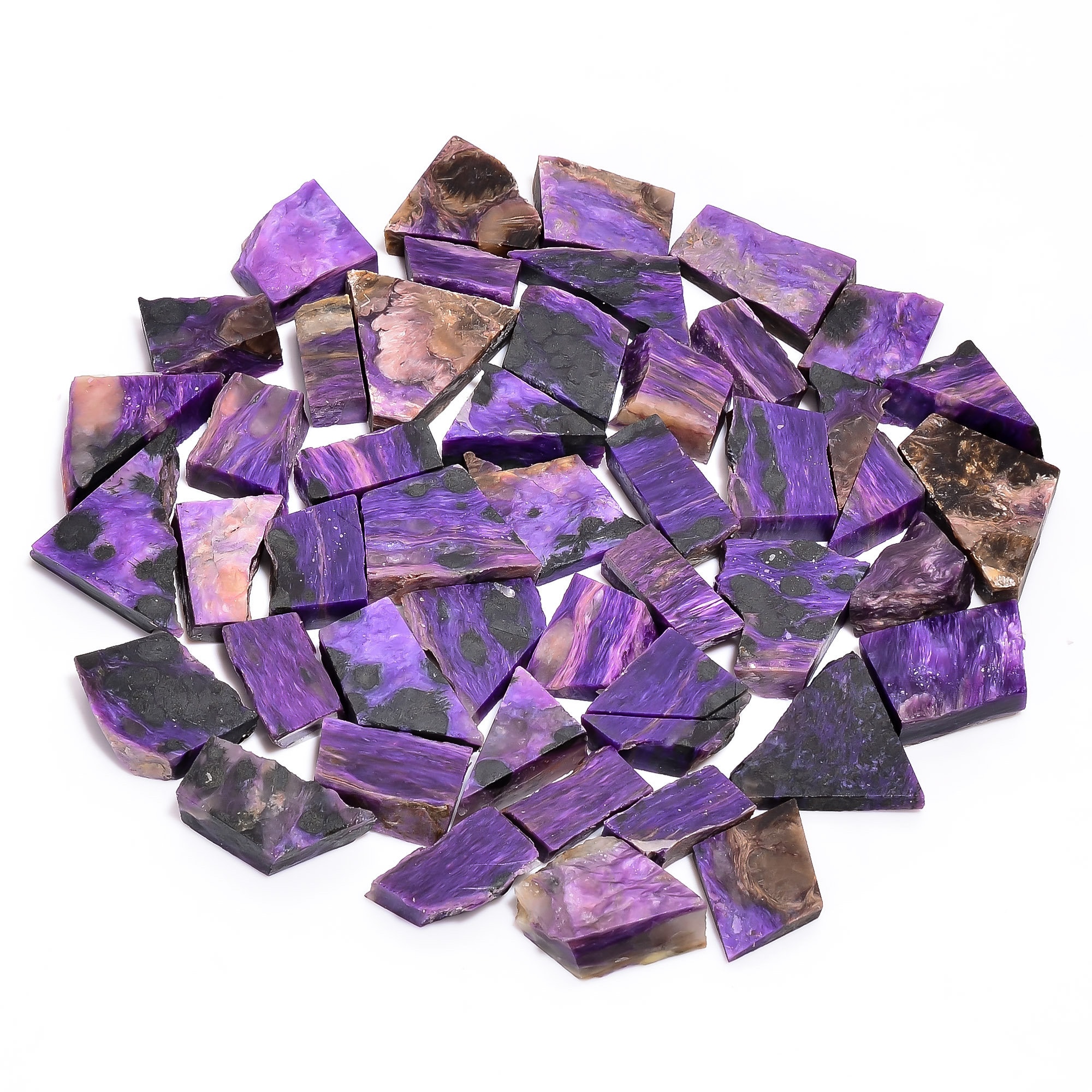 Natural Charoite Slice, Charoite Gemstone ,charoite Slab ,raw Charoite ...