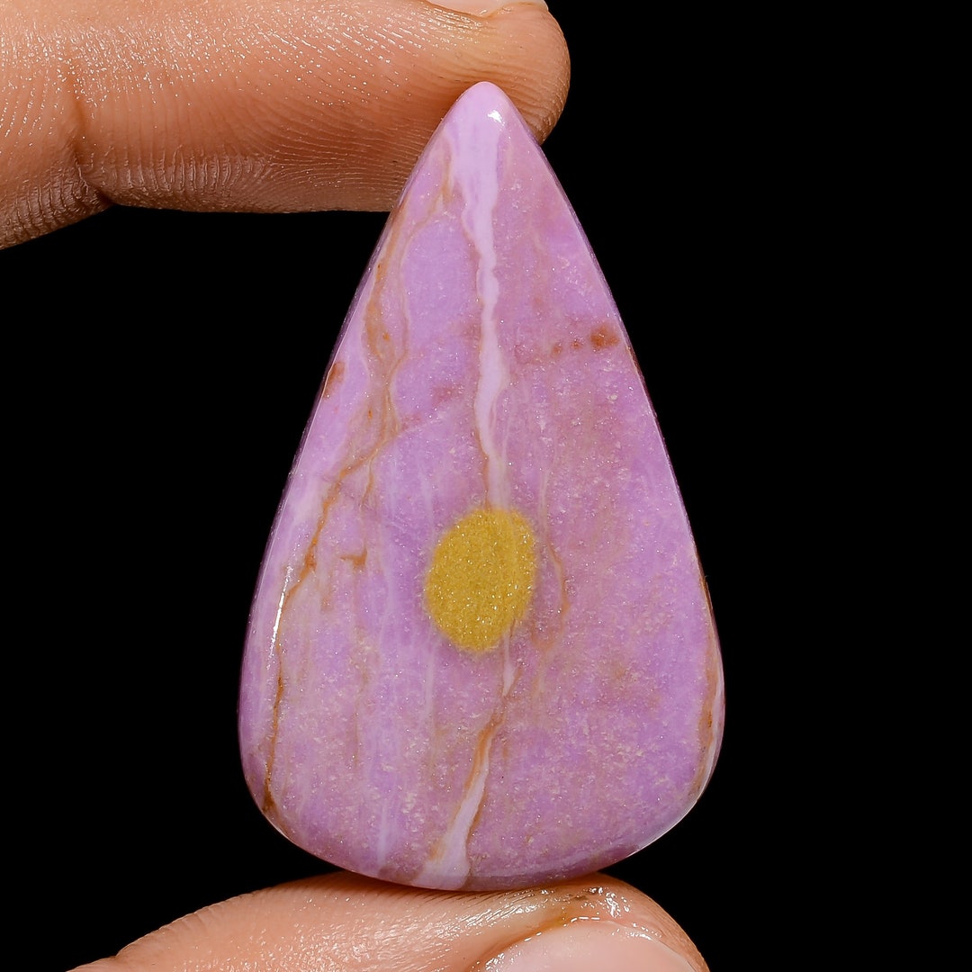 Natural Phosphosiderite Crystal Drop Shape Pink Crystal Drop Pink Phosphosiderite Gemstone Size ...