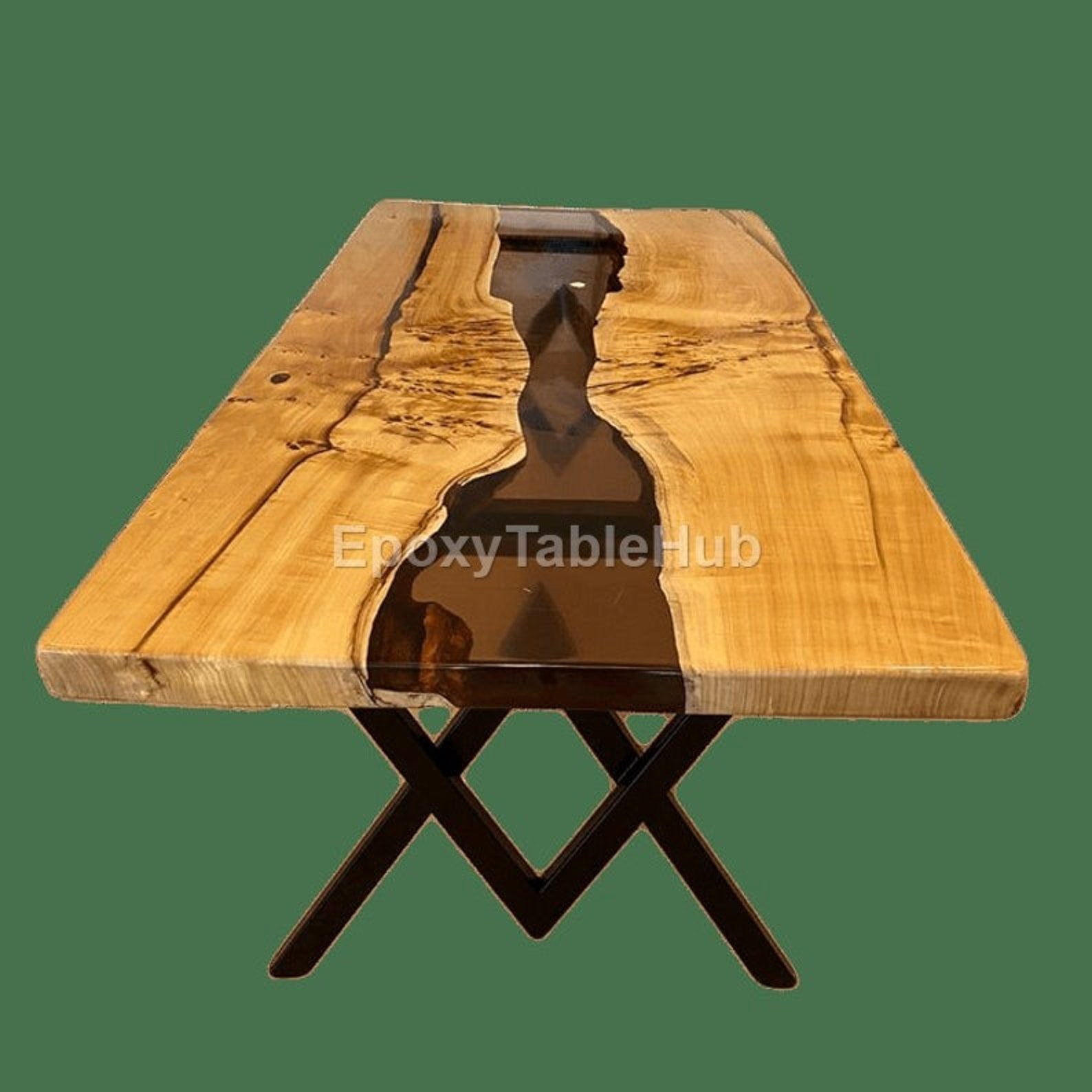 Epoxy Table, Dining, Sofa, Center Table Top Live Edge Walnut Table ...