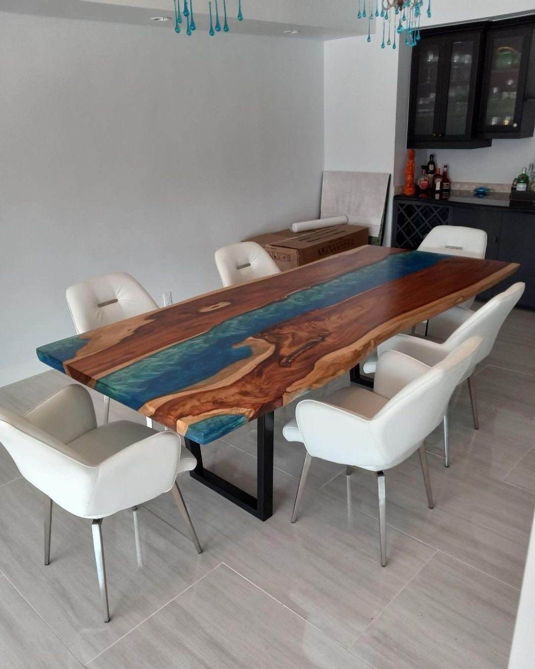Live Edge River Dining Table