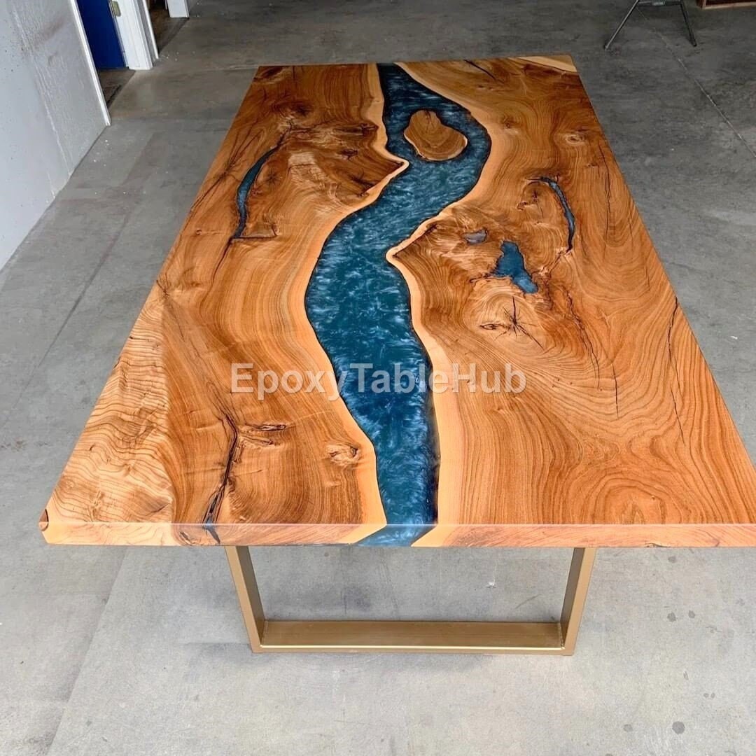 Epoxy Table, Dining, Sofa, Center Table Top Live Edge Walnut Table ...