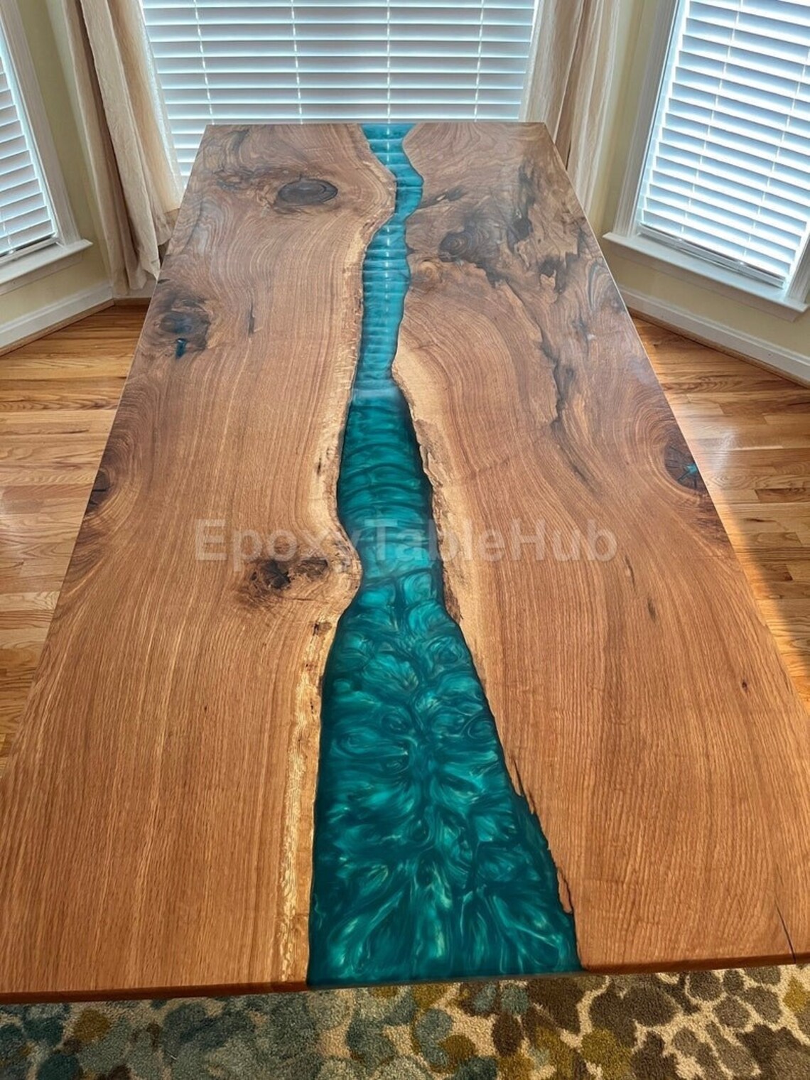 Epoxy Table, Dining, Sofa, Center Table Top Live Edge Walnut Table ...