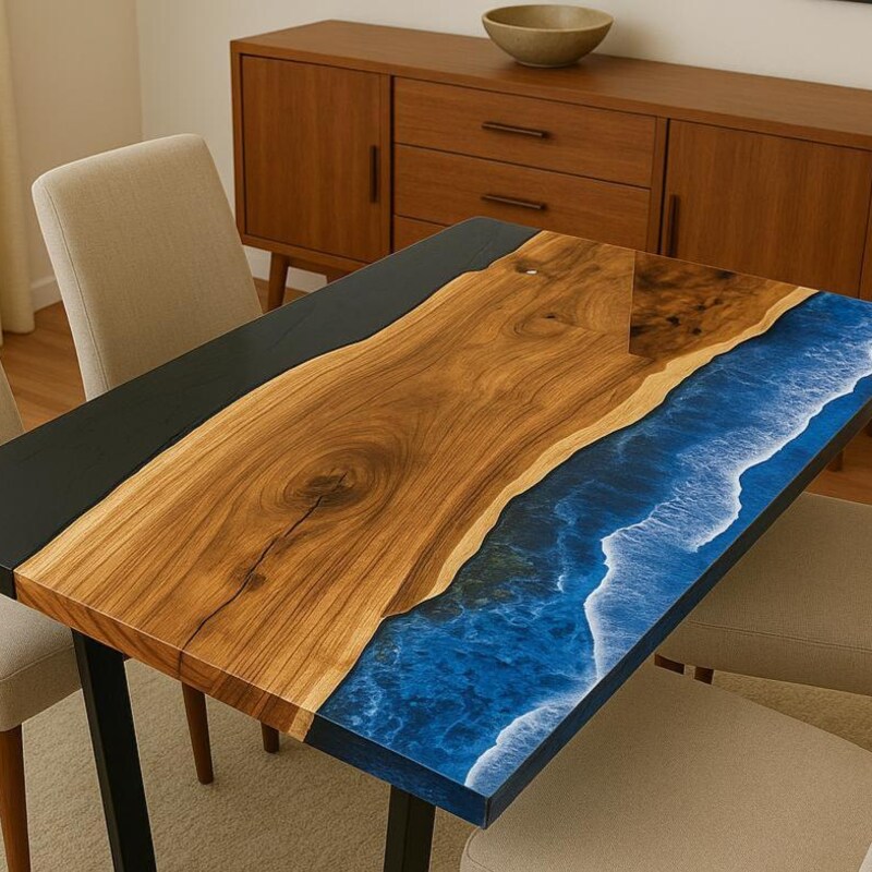Epoxy Office Desk - Etsy