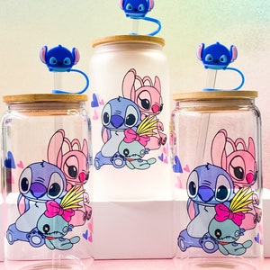 Cute Blue Alien Frosted or Clear Glass Cup - Etsy