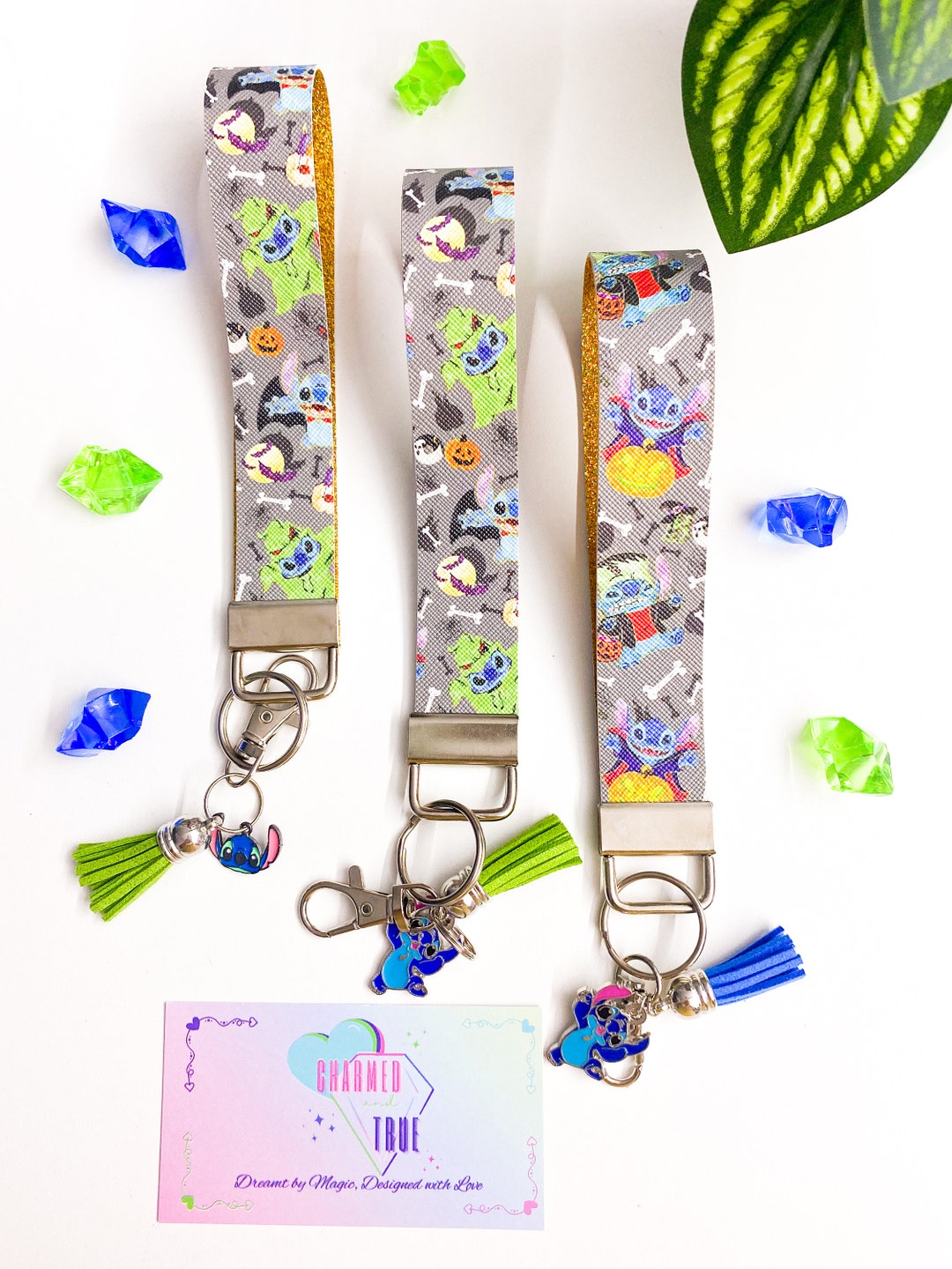 Halloween Blue Alien With Charm and Tassel - Etsy