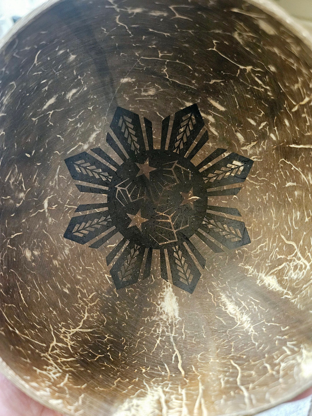 Custom Filipino Star in a Coconut Half Shell - Etsy
