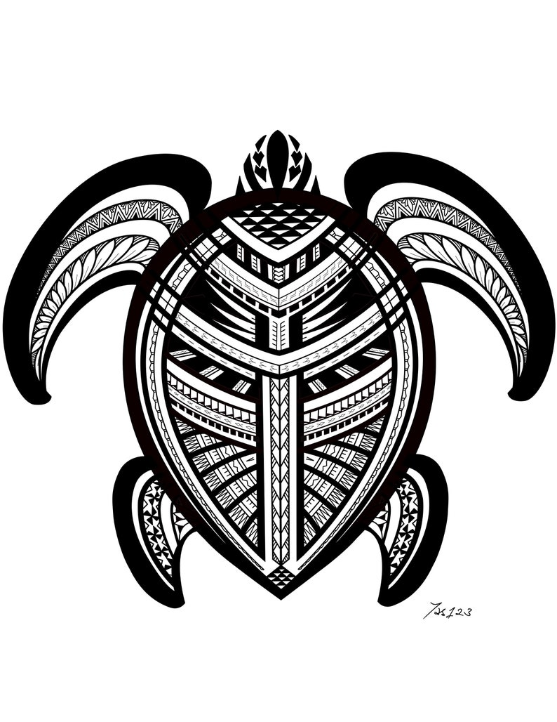 Digital Download SVG File of SAMOAN TURTLE *not for Commercial Use* - Etsy