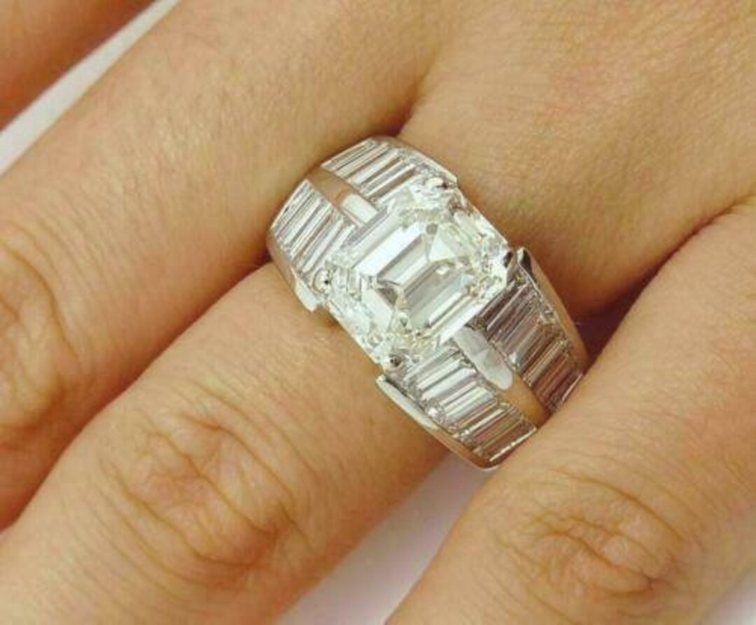 Men's Diamond Ring, Wedding Groom Ring, Men's Office Wear Ring, Mens ...