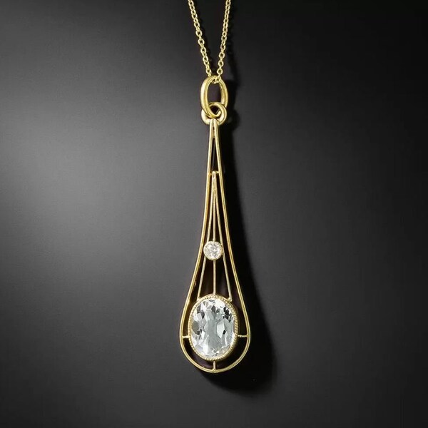 Art Deco Pendant - Etsy